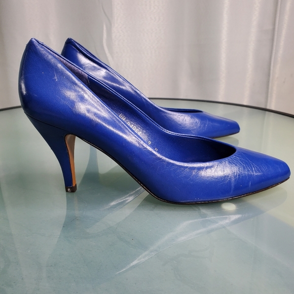 Allure | Shoes | Vintage Allure Pointed Toe Teal Blue Pump Sz 9m | Poshmark